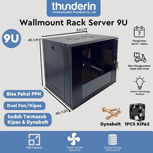 Promo Wallmount Rack Server 9U. Rack Server Ukuran 9U Cicil 0% 3x ...
