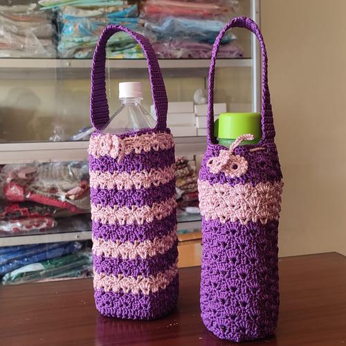 Jual Tas botol minum rajut sarung tumbler cover termos poly kilap 2 ...