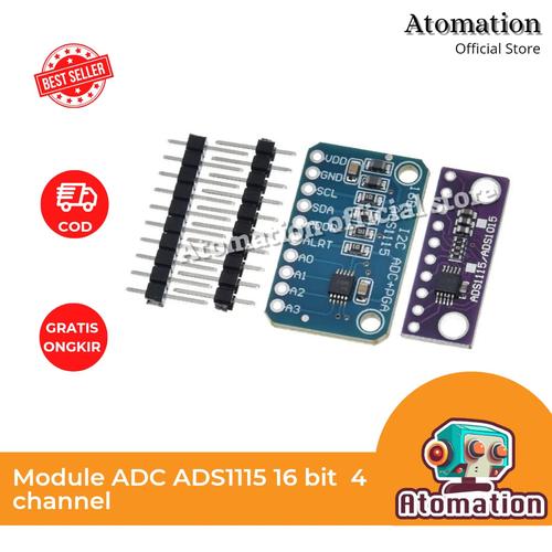Jual Modul ADC ADS1115 ADS-1115 16 Bit 4 channel Analog to Digital ...
