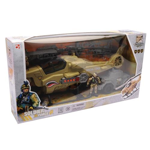 Jual Soldier Force : Soldier Force 9 Helicopter Playset - Kota ...