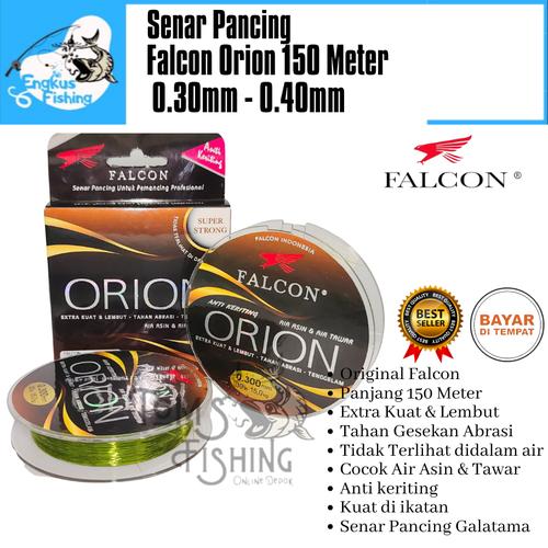 Promo Senar Pancing Falcon Orion 150 Meter Hijau Yarite (0.18mm - 0 ...