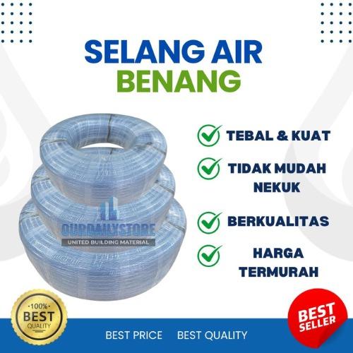 Jual Selang benang 3/4 inch 50 m meter roll selang air Serat / selang taman - Kota Tangerang ...