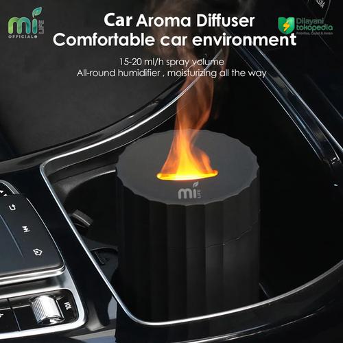 Promo MILIFE Flame RGB Air Diffuser Humidifier Car Fragrance ...