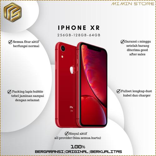 Jual iPhone XR 256GB/128GB/64GB Second Mulus 100% original - Merah ...