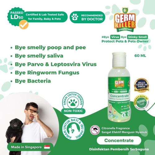 Jual Germ Killer Multi Purpose Cleaner Penghilang Bau Virus Kotoran ...