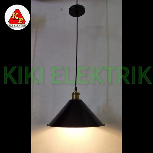 Jual Kap Lampu Gantung Modern Minimalis ( KE006 30 cm ) + Fiting Besi E27 - Jakarta Pusat - Kiki ...