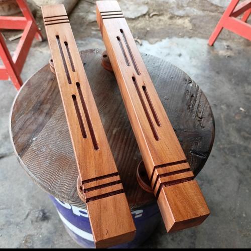 Jual tarikan gagang handle hendel pintu rumah bahan kayu jati model ...