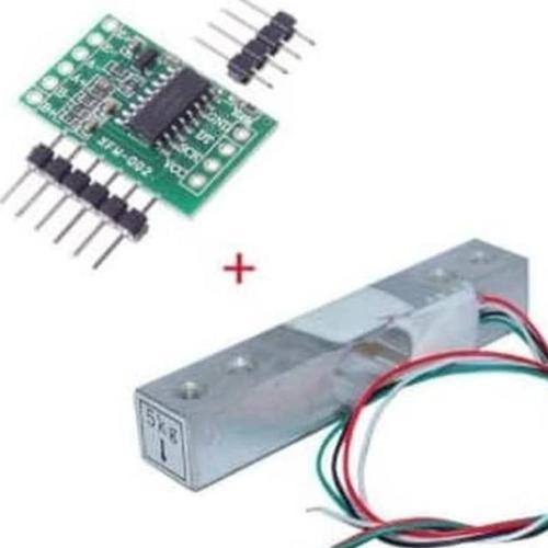 Jual Hx711 + Load Cell 5 Kg - Loadcell 5Kg - Sensor Berat Arduino Uno ...
