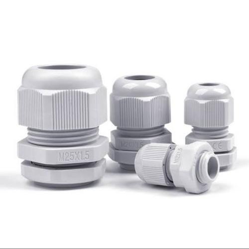 Jual cable gland M75 kabel gland M75 x 2 Pvc plastik hitam putih ...