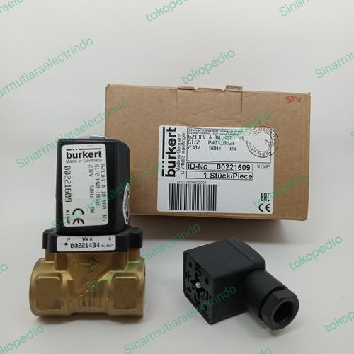 Jual Burkert Selenoid Valve 6213EV A10 NBR MS 230V 1/2INCH 0-10bar Ori - Jakarta Barat ...