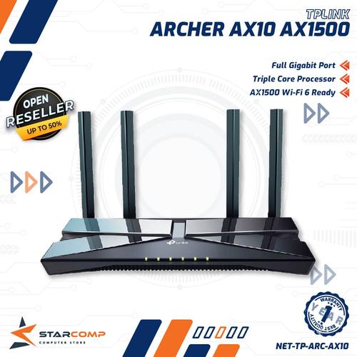 Promo TP-LINK ARCHER AX10 WIFI 6 AX1500 WIRELESS ROUTER AX 1500 AX 10 ...