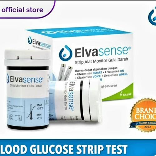 Jual Test Strip Elvasense Blood Glucose Gula Darah Kalbe - Kota ...