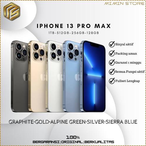 Jual iPhone 13 Pro Max 512GB 256GB 128GB Second Mulus Normal 100% Original - Gold, 128 gb ...