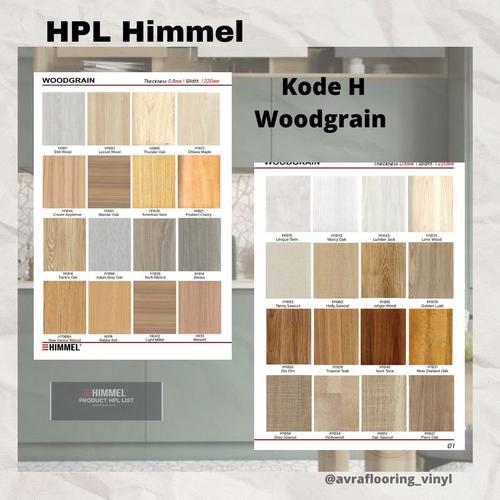 Jual HPL Himmel pelapis kayu Woodgrain tebal 0.8mm pelapis kayu ...