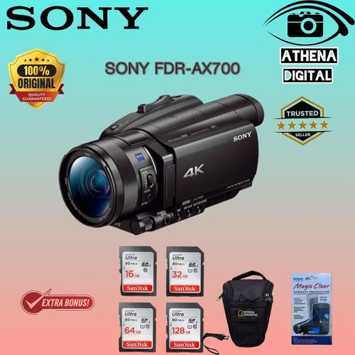 Jual SONY FDR-AX700 4K CAMCORDER / SONY FDR AX700 / SONY AX700 ...