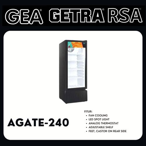 Jual SHOWCASE CHILLER RSA AGATE-240.N SHOWCASE 1 PINTU 4 RAK - Kota ...