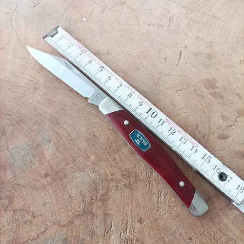 Jual Buck 302 SOLO USA 4" Bekas Original Chuck Buck Signed Blue Logo ...