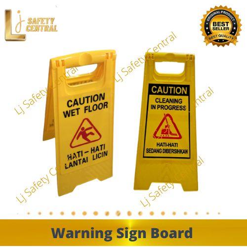 Jual Warning Sign Floor Wet Floor Papan Peringatan - Lantai Basah Licin ...