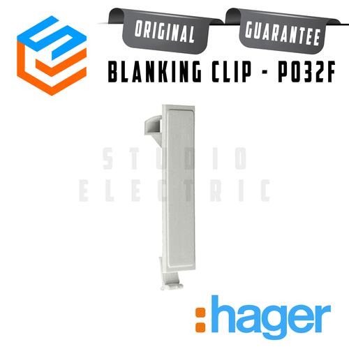 Jual Hager Blanking Clip P032F 1 Module Blank Plat Klip Box MCB ...