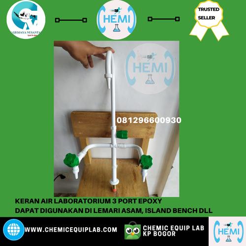 Jual Keran Air Lemari Lab Three Way - Kran Air Laboratorium (READY STOK ...