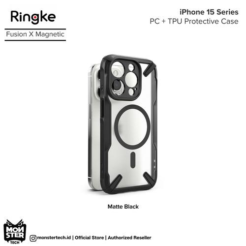 Jual RINGKE Fusion X Magnetic Case for iPhone 15 Pro Max 15 Plus Magsafe - Matte Black, IP 15 ...