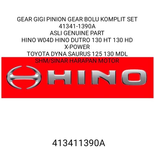 Jual GEAR DIFF PINION HINO DUTRO 130 HT HD X-POWER 41341-1390A GEAR GG ...