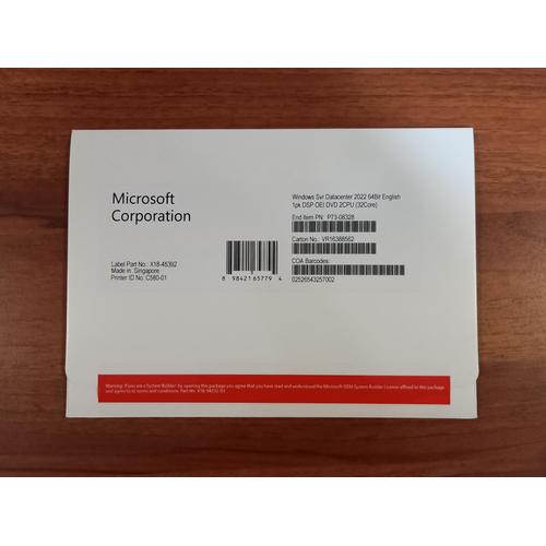 Jual Windows Server 2022 Datacenter 5 CaLs Full Package - 32 Core ...