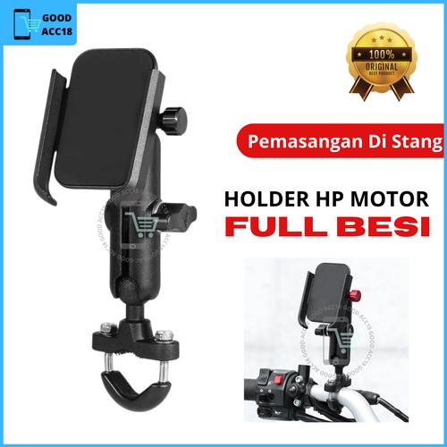 Promo Holder Hp Motor Full Besi Stang Stability Phone Stand Peyangga - HM31 - Jakarta Utara ...