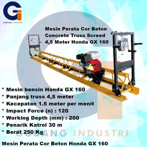 Jual Mesin Perata Beton Concrete 4,5 Meter Honda GX 160 - Jakarta Barat ...