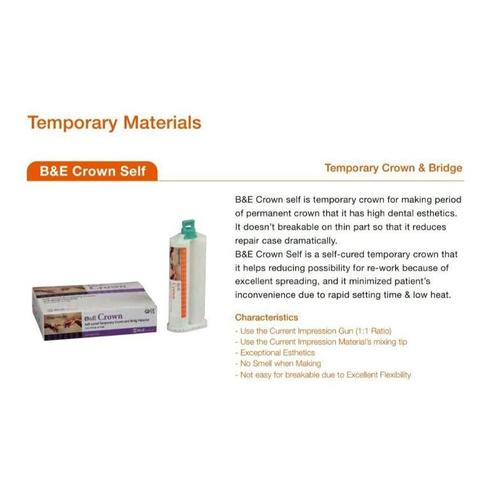 Jual Temporary Crown Bridge A2 B&E Crown Self Cure / Dental Pembuat ...