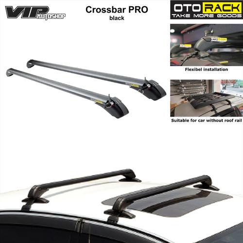 Jual Crossbar cross bar otorack PRO 110 hitam black roof rack bagasi ...