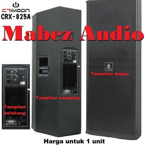 Jual Speaker Aktif Box Kayu 15 inch CRX 825 2 x 15 inch CRIMSON 1 UNIT ...