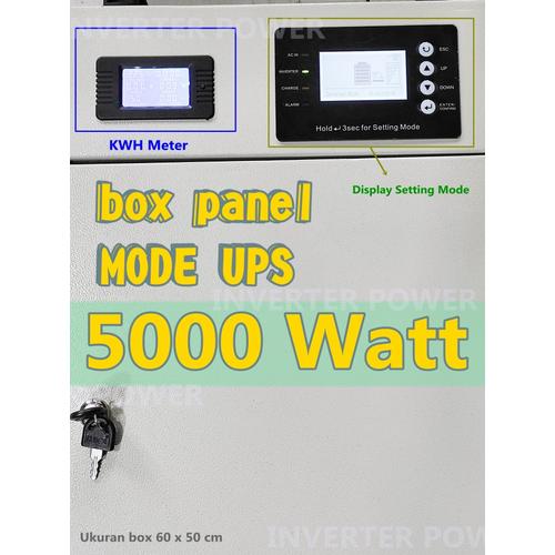 Jual Box panel mode ups inverter paket lengkap trafo 5.000 W 5kw psw ...