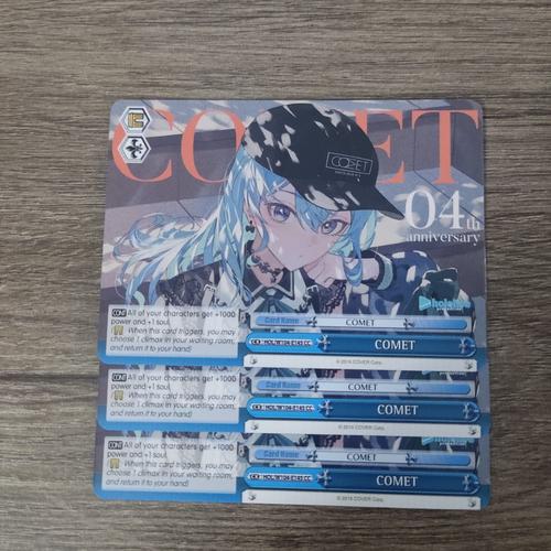 Promo Hoshimachi Suisei - Weiss Schwarz - Hololive Vol.2 - TCG - C - Kota Bandung - Blue ...