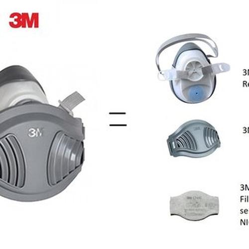 Jual Respirator / Masker Reusable 3M Type 1200 (TAISHAN) + 1700 +1744 ...