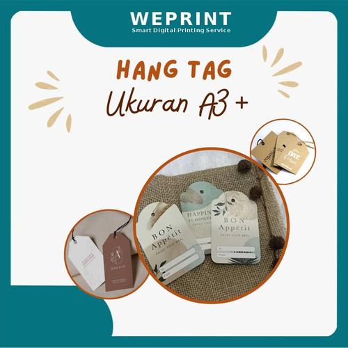 Jual Cetak Hang Tag label/Souvenir /Harga Label produk /hampers ...