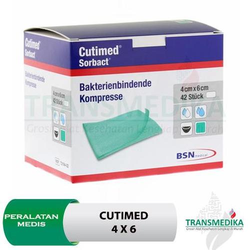Jual Cutimed Sorbact Swab 4 X 6 Cm / Cutimed Sorbact 4X6Cm / Cutimed ...