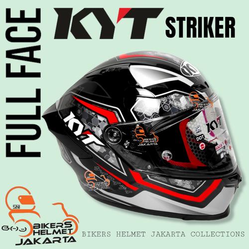 Jual HELM KYT STRIKER #1 BLACK RED FULL FACE - Jakarta Utara - BIKERS ...