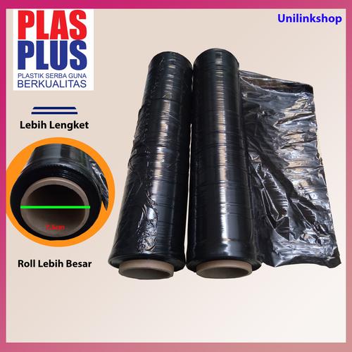Jual Plastik wrapping Plas Plus roll besar warna Hitam - 270mtr x50 cm ...