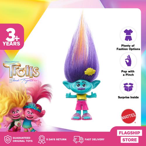 Jual Trolls Band Together Purple Hair Pops - Mainan Action Figure ...