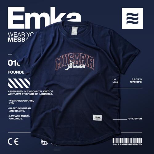 Jual Emka Clothing - Musaafir | Kaos Dakwah - Baju Hijrah - T Shirt ...