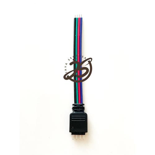 Jual KABEL RGB 4 PIN LED STRIP KONEKTOR RGB 4PIN KABEL RGB 4 KAKI ...