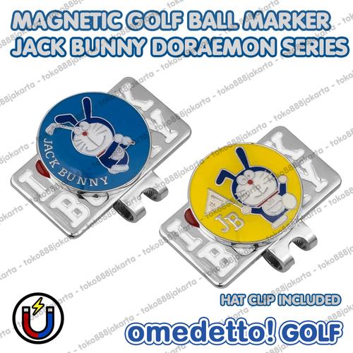 Jual JACK BUNNY X DORAEMON MAGNETIC GOLF BALL MARKER WITH MAGNET HAT ...