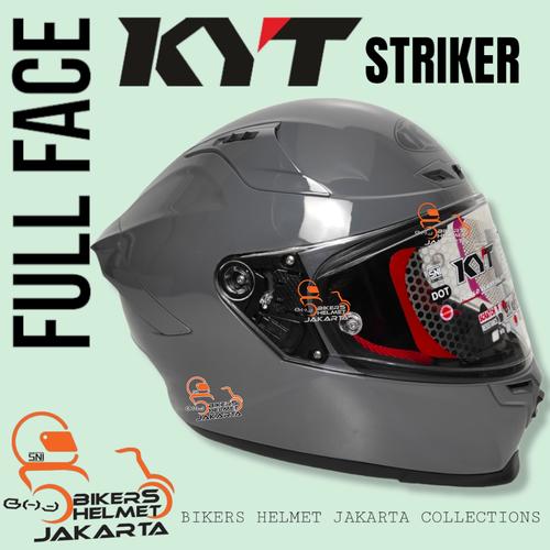 Jual HELM KYT STRIKER PLAIN GORILLA GREY FULL FACE - Jakarta Utara ...
