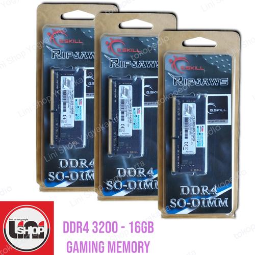 Jual Ram laptop Memory Gskill Ripjaws DDR4 3200 Pc25600 16GB Gaming sodimm - Kab. Sleman - Lini ...
