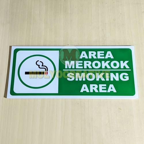 Jual Papan Sign Area Merokok Papan Tempel Smoking Area - Kab. Banyumas ...