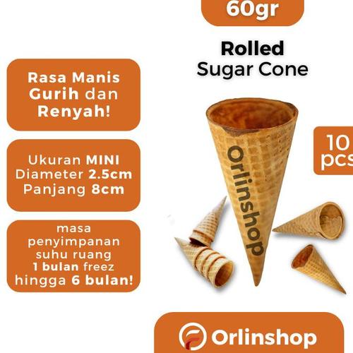 Jual MINI CONE WAFFLE ICE CREAM CONE - Jakarta Selatan - Rajaa_Grosirr ...