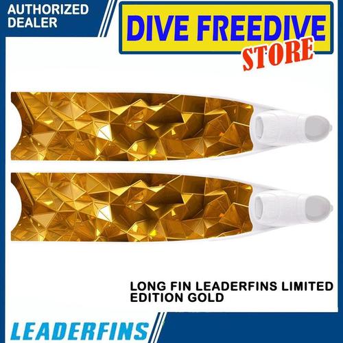 Jual Long Fin Leaderfins Fiberglass Pure Carbon Limited Edition Gold ...
