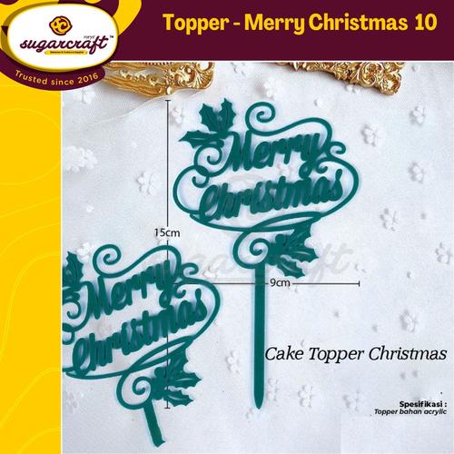 Promo Topper kue Christmas cake topper Natal - Topper #10 - Jakarta ...