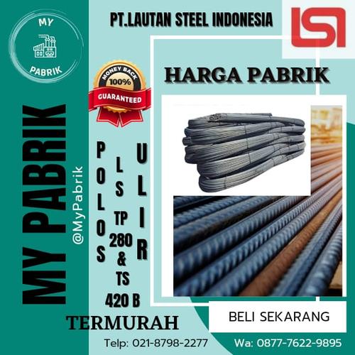 Jual BESI BETON 8 10 12MM POLOS ULIR LS TP 280 TS 420 B FULL SNI SERTIFIKAT - POLOS TP 280, 8 ...